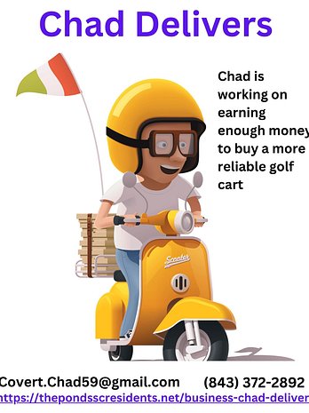 Business Chad Delivers - ThePondsSCResidents
