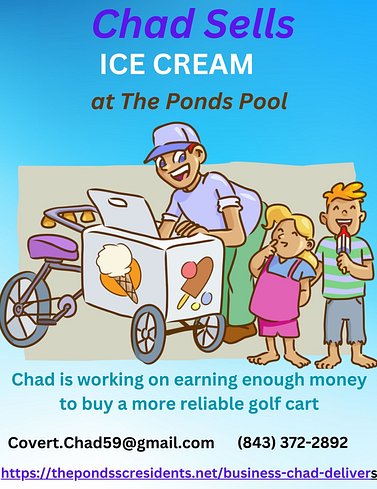 Business Chad Delivers - ThePondsSCResidents